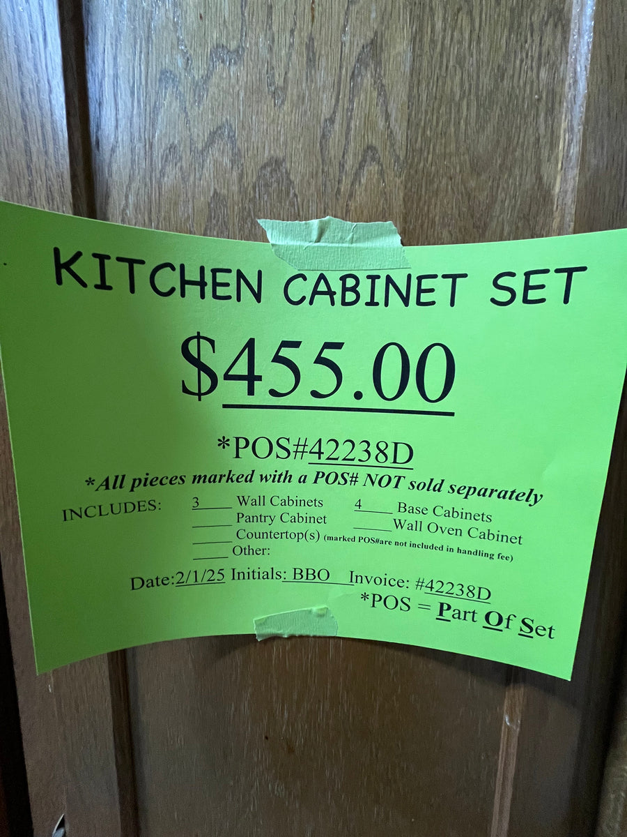 Kitchen Cabinet Set (POS#42238D) – The Loading Dock, Inc.