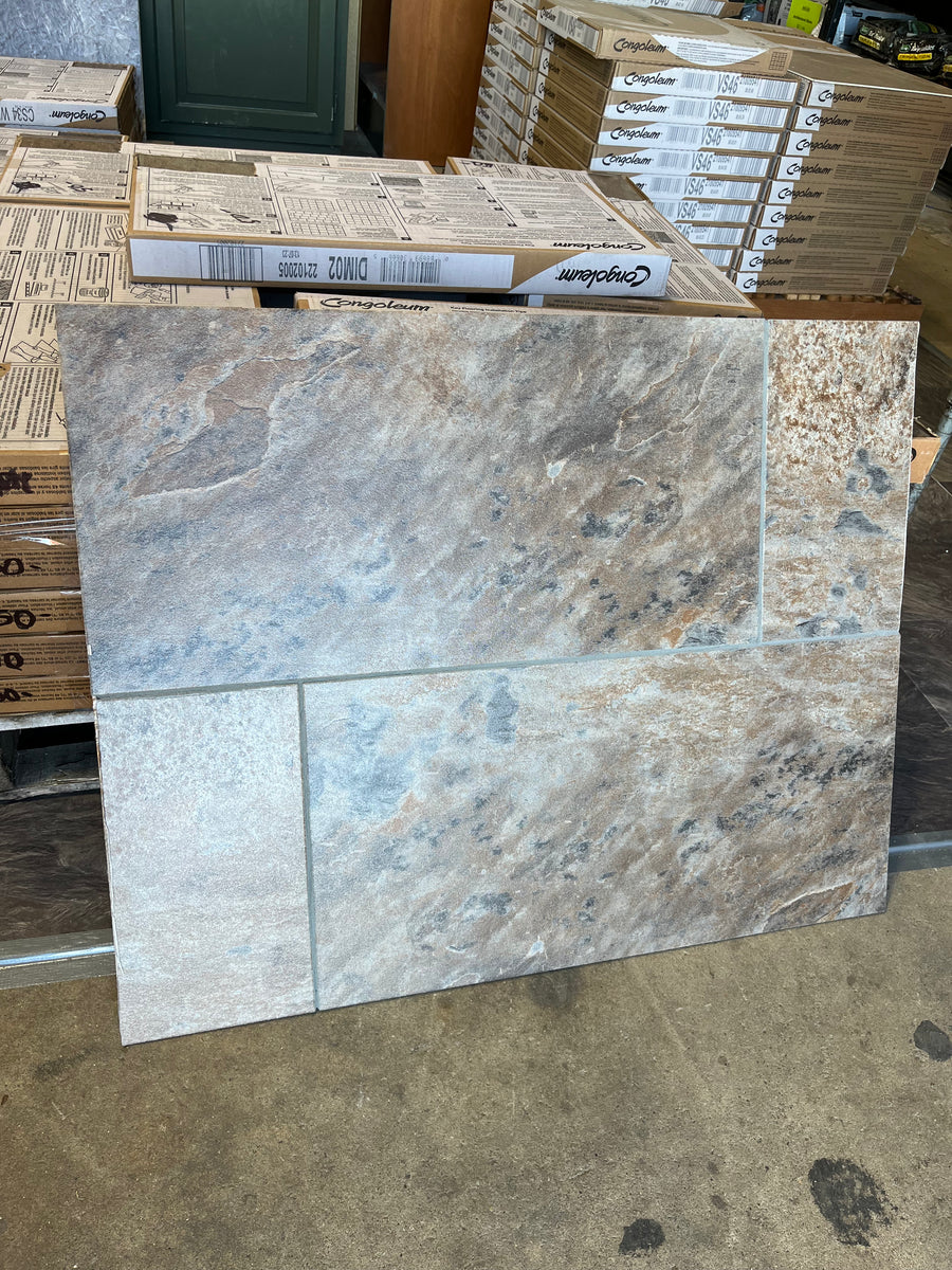 Congoleum DuraCeramic® Sedona Sunset Vinyl Tile – The Loading Dock, Inc.