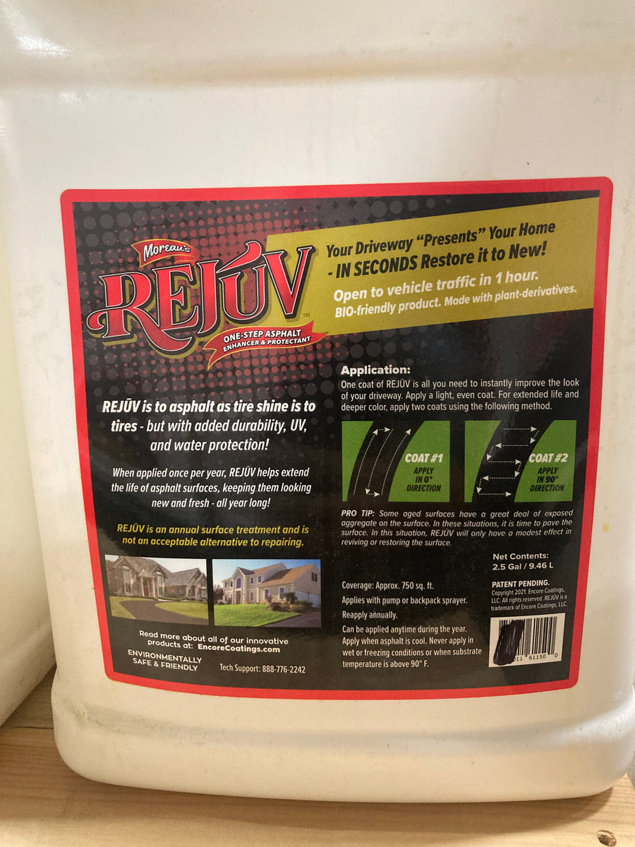 Rejuv™ One-Step Asphalt Enhancer & Protectant – The Loading Dock, Inc.