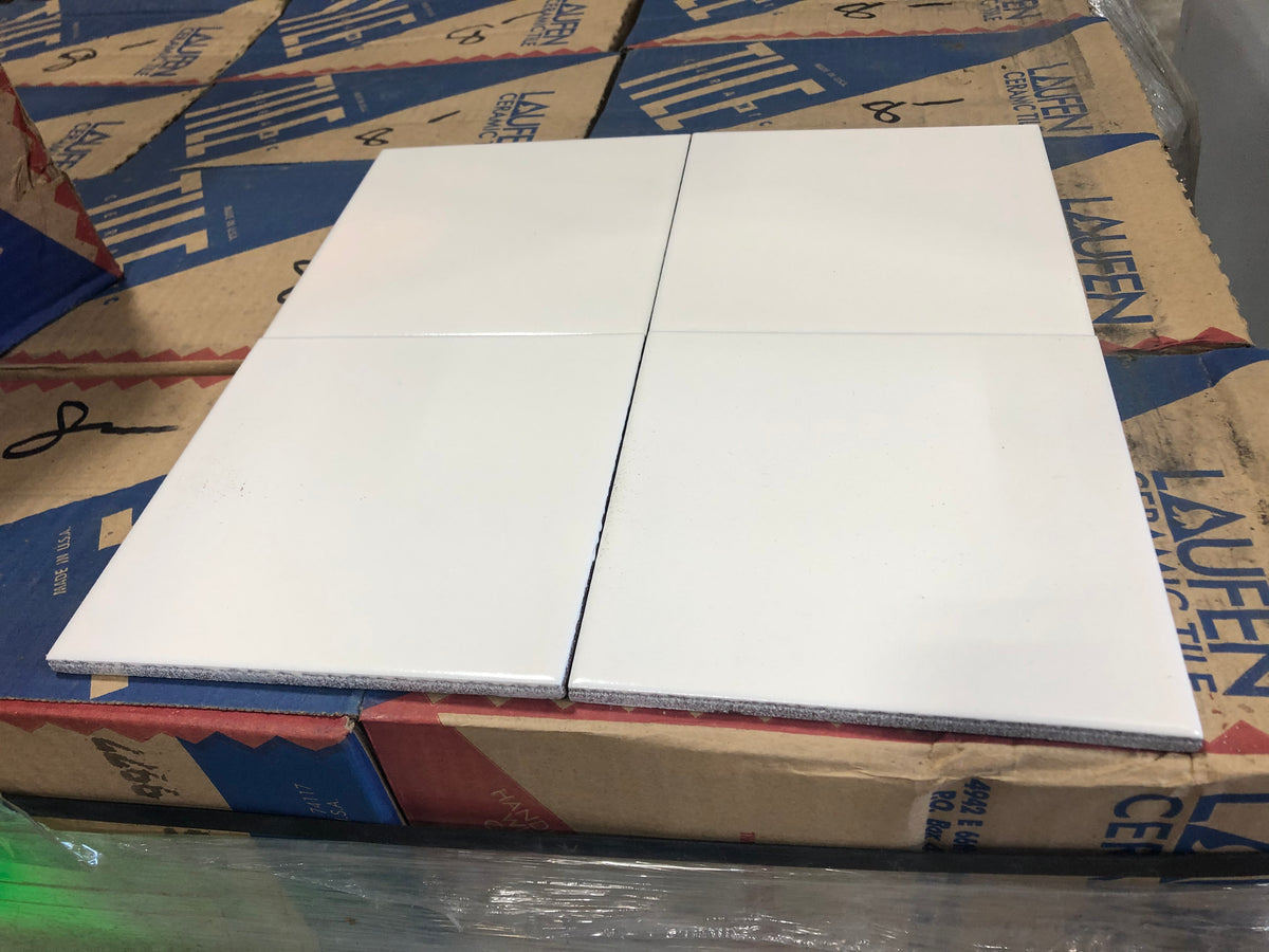 6" x 6" Ceramic Laufen Tile box - Versatility Ivory – The Loading Dock ...