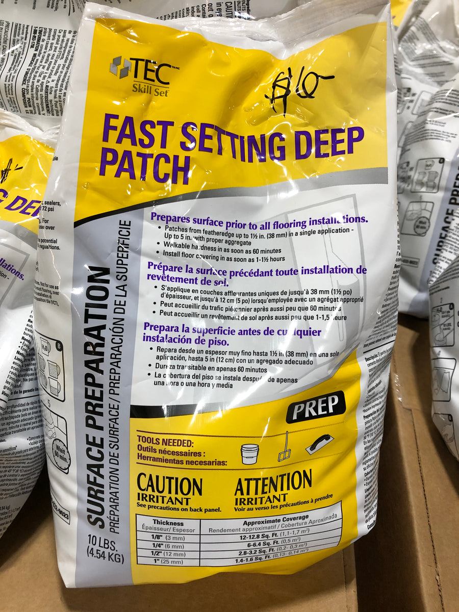TEC Fast Setting Deep Patch – The Loading Dock, Inc.